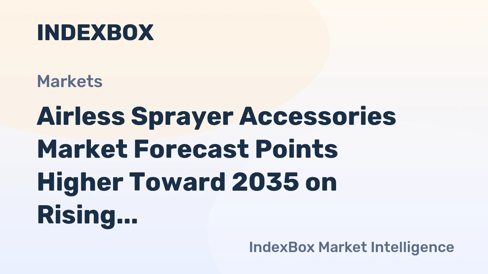 Airless Sprayer Accessories Market Forecast Points Higher Toward 2035 on Rising Professional Contractor Demand