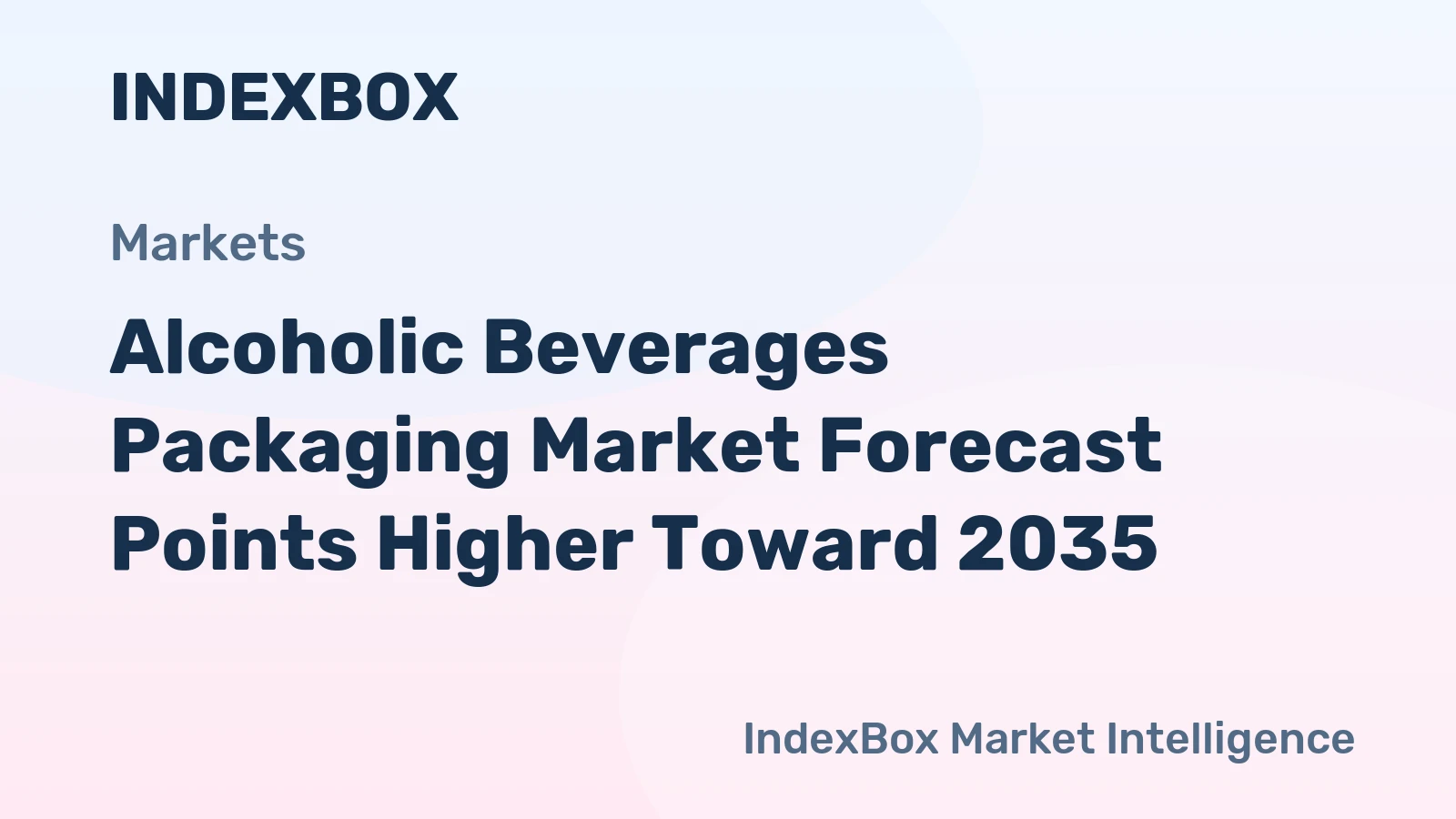 Alcoholic Beverages Packaging Market Forecast Points Higher Toward 2035, Driven by Premiumization and E-Commerce Shift