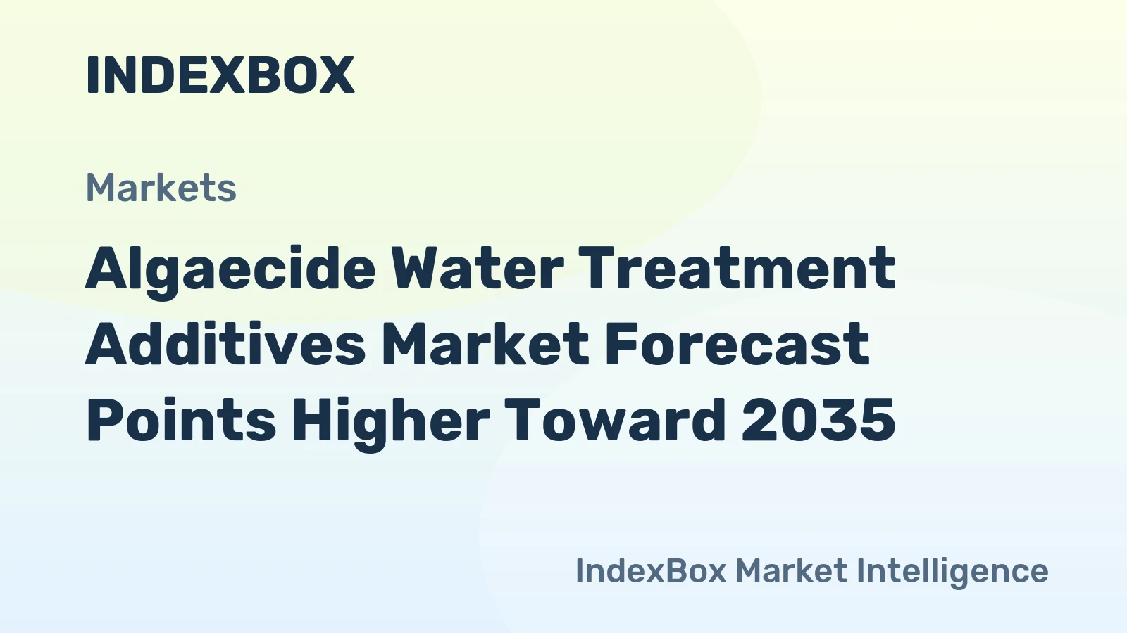 Algaecide Water Treatment Additives Market Forecast Points Higher Toward 2035, Driven by Stricter Industrial Biofouling Regulations