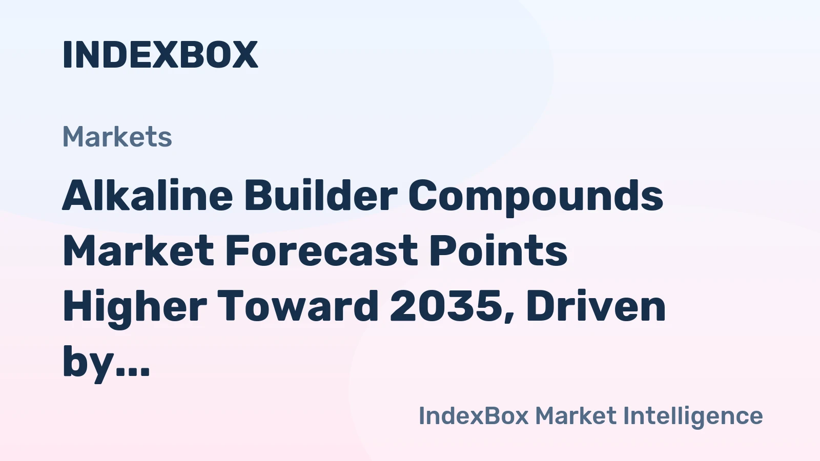 Alkaline Builder Compounds Market Forecast Points Higher Toward 2035, Driven by Electronics Cleaning Demand