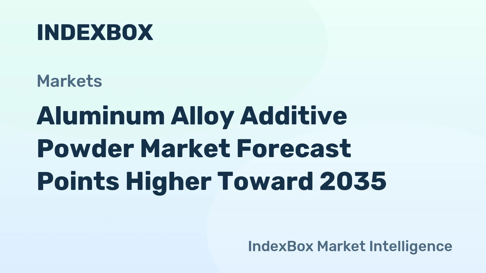 Aluminum Alloy Additive Powder Market Forecast Points Higher Toward 2035, Driven by Aerospace Lightweighting and EV Production Scale-Up