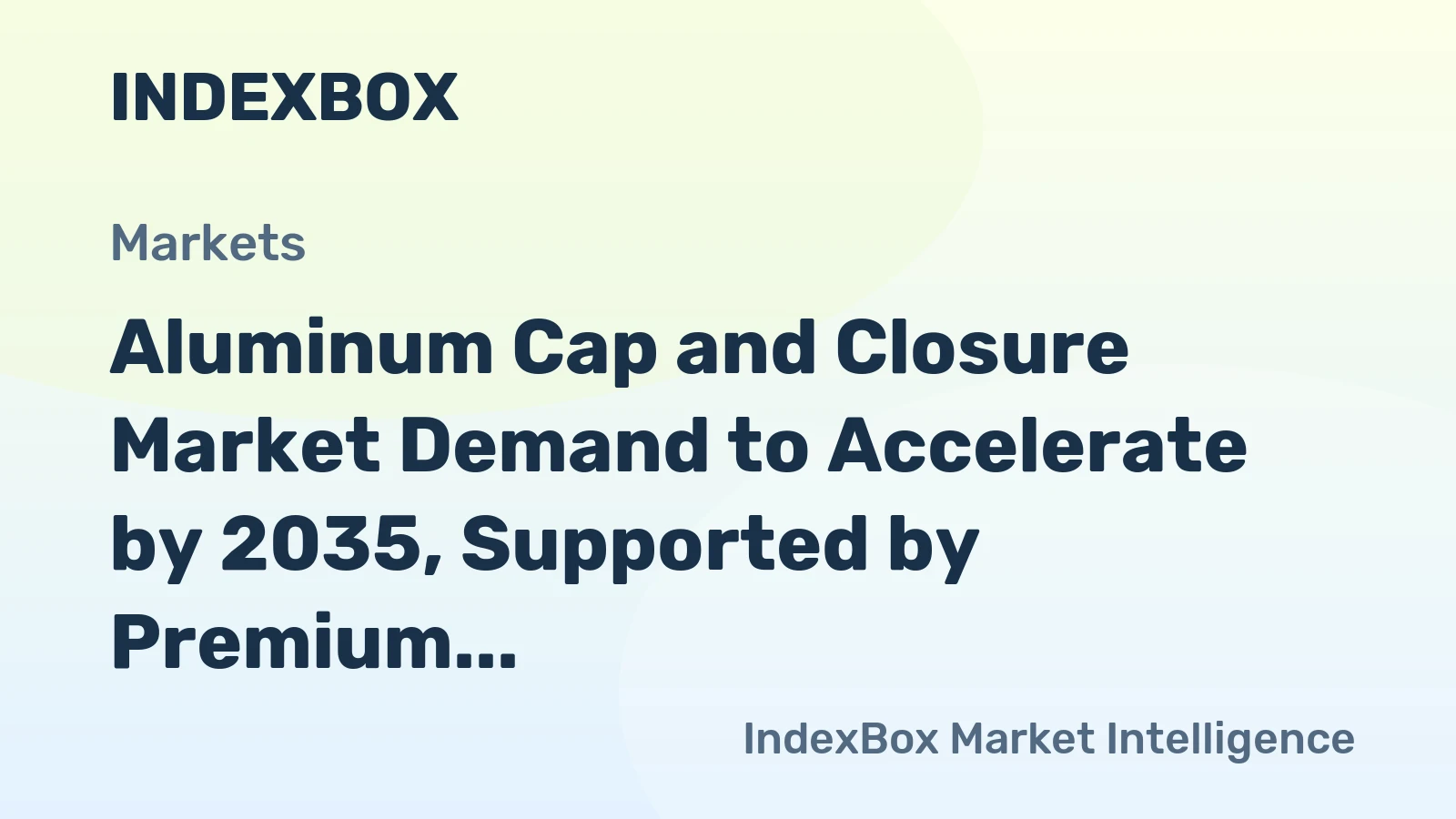 Aluminum Cap and Closure Market Demand to Accelerate by 2035, Supported by Premium Beverage Packaging