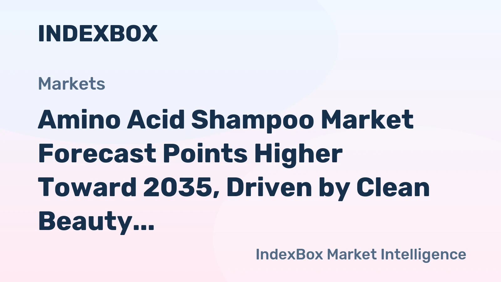 Amino Acid Shampoo Market Forecast Points Higher Toward 2035, Driven by Clean Beauty Demand