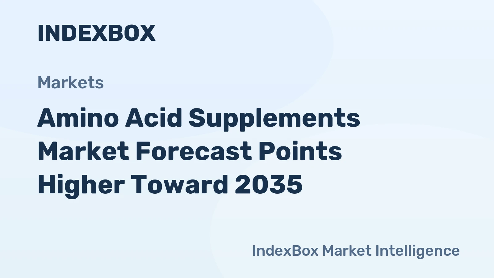 Amino Acid Supplements Market Forecast Points Higher Toward 2035, Driven by Aging Demographics and Clinical Expansion