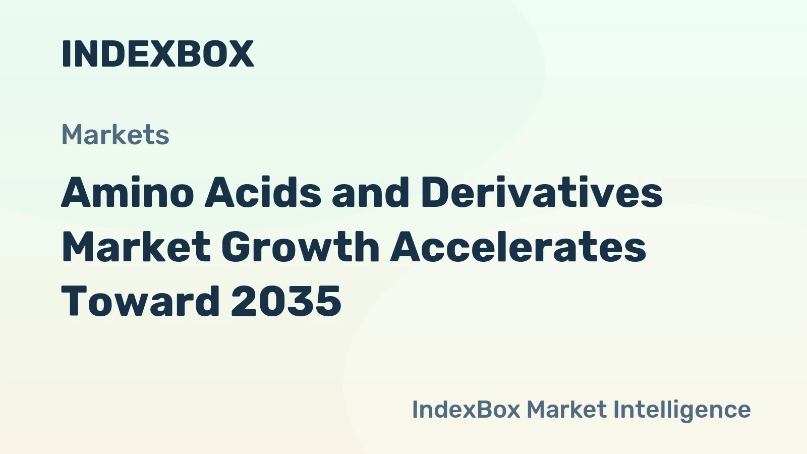 Amino Acids and Derivatives Market Growth Accelerates Toward 2035, Driven by Rising Demand for Sustainable Animal Protein