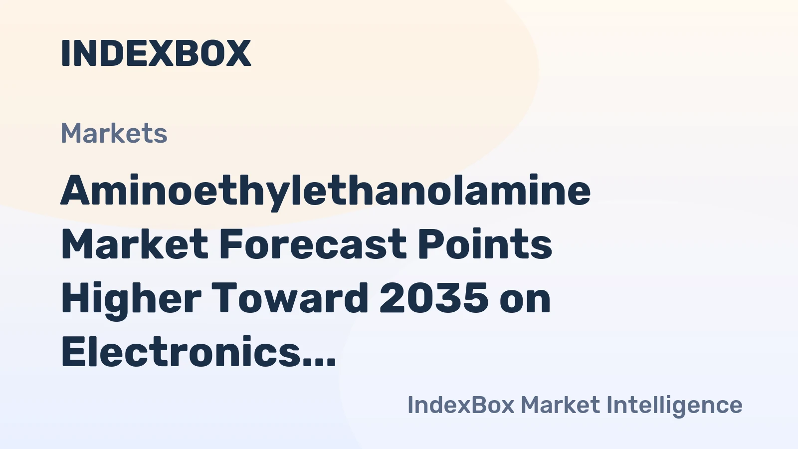 Aminoethylethanolamine Market Forecast Points Higher Toward 2035 on Electronics and Industrial Coatings Demand
