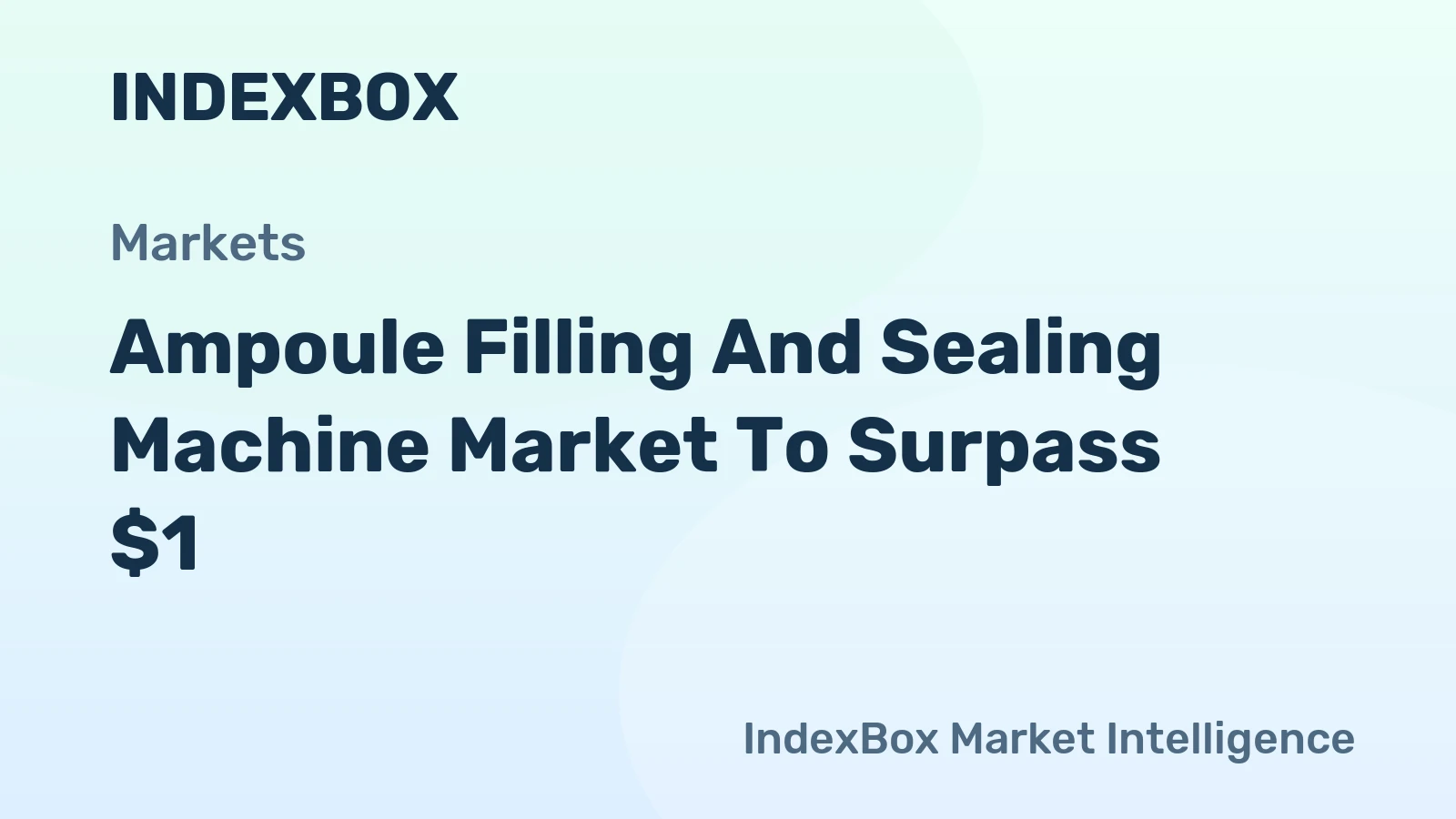 Ampoule Filling and Sealing Machine Market to Surpass $1.8 Billion by 2035 Driven by Biopharma Expansion and Cosmetic Premiumization