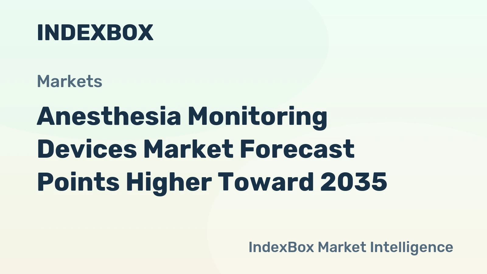 Anesthesia Monitoring Devices Market Forecast Points Higher Toward 2035, Driven by Rising Surgical Volumes and Digital Integration