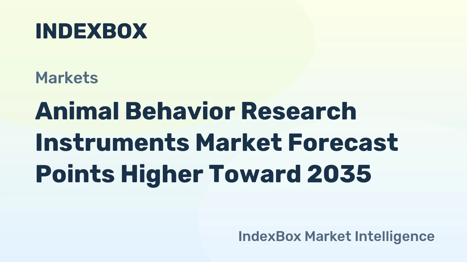 Animal Behavior Research Instruments Market Forecast Points Higher Toward 2035, Driven by Neuroscience and AI Integration