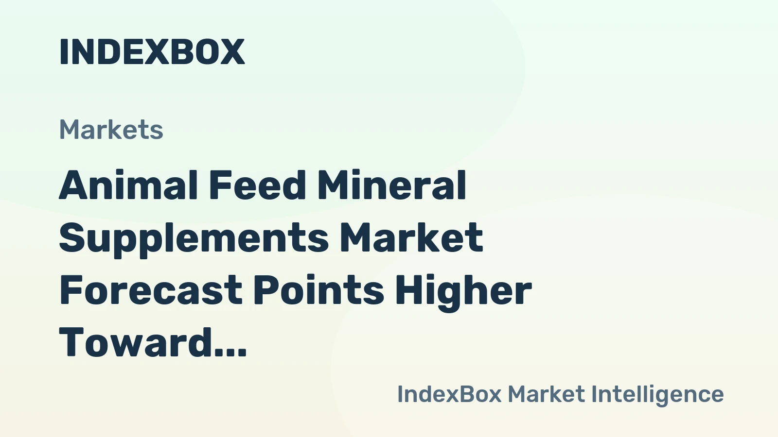 Animal Feed Mineral Supplements Market Forecast Points Higher Toward 2035, Driven by Precision Livestock Nutrition and Aquaculture Expansion