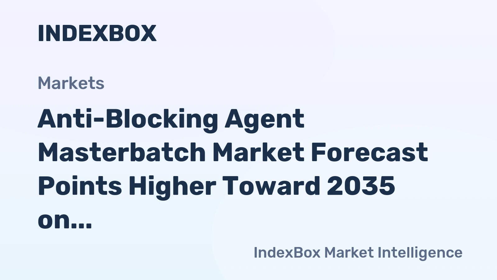 Anti-Blocking Agent Masterbatch Market Forecast Points Higher Toward 2035 on Thin-Film Demand in Electronics