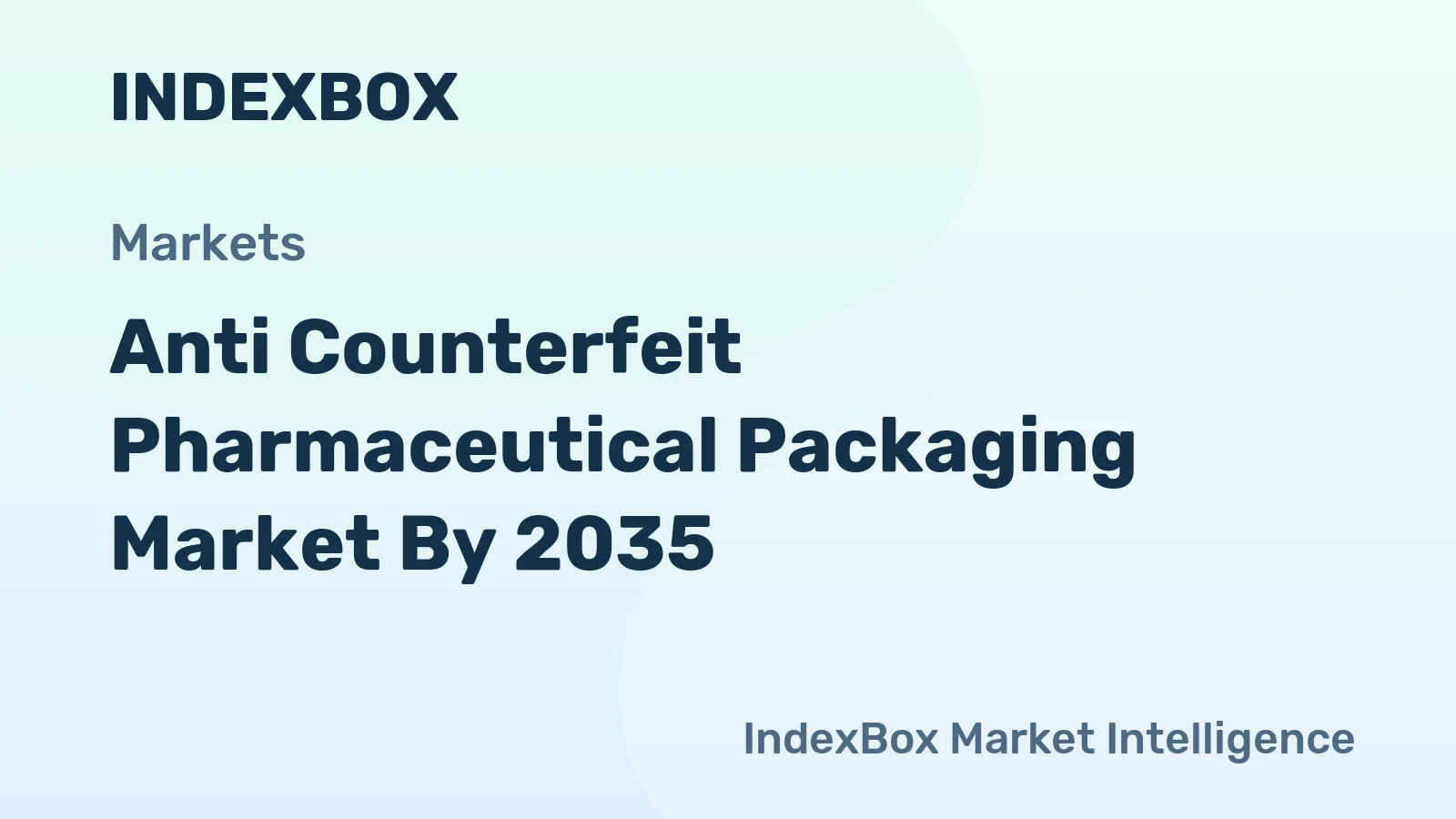 Anti Counterfeit Pharmaceutical Packaging Market by 2035, Digital Authentication and Serialization Mandates Drive Market Expansion