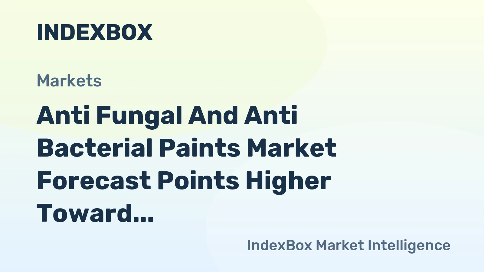 Anti Fungal and Anti Bacterial Paints Market Forecast Points Higher Toward 2035, Driven by Healthcare Hygiene Mandates