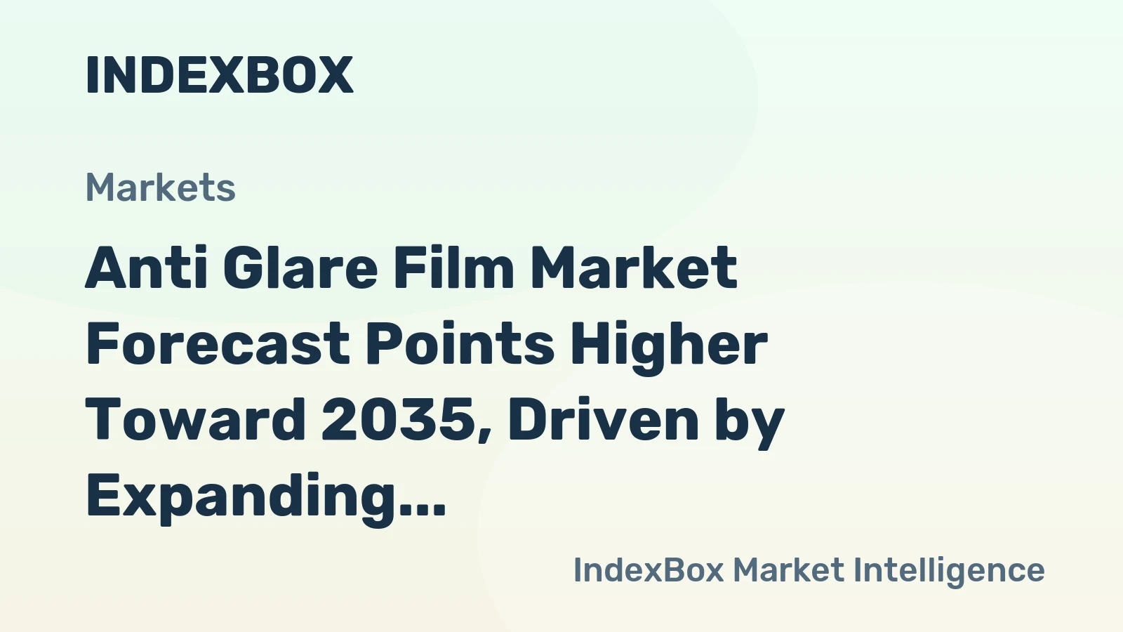 Anti Glare Film Market Forecast Points Higher Toward 2035, Driven by Expanding Automotive Display Integration
