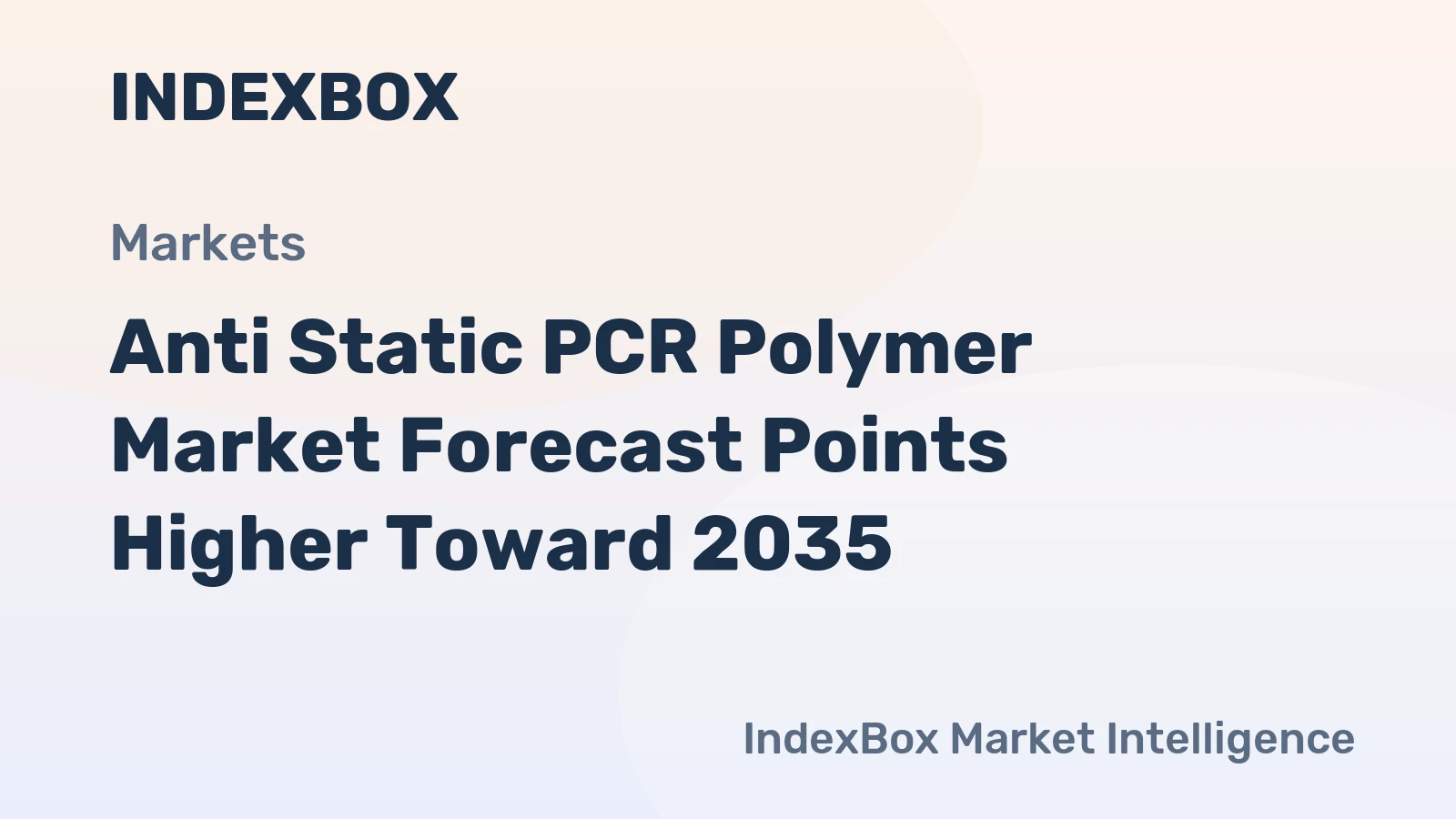 Anti Static PCR Polymer Market Forecast Points Higher Toward 2035, Driven by Automation in High-Throughput Genomics