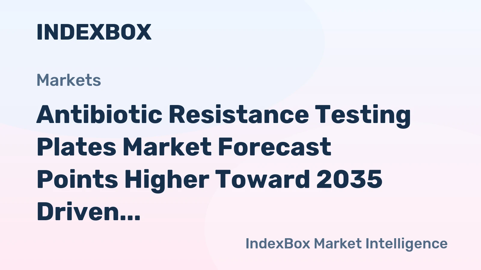 Antibiotic Resistance Testing Plates Market Forecast Points Higher Toward 2035 Driven by Rising AMR Prevalence and Lab Automation