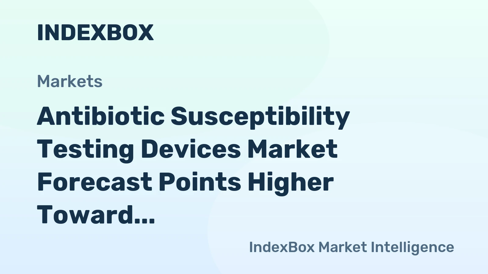 Antibiotic Susceptibility Testing Devices Market Forecast Points Higher Toward 2035, Driven by Antimicrobial Resistance Surveillance