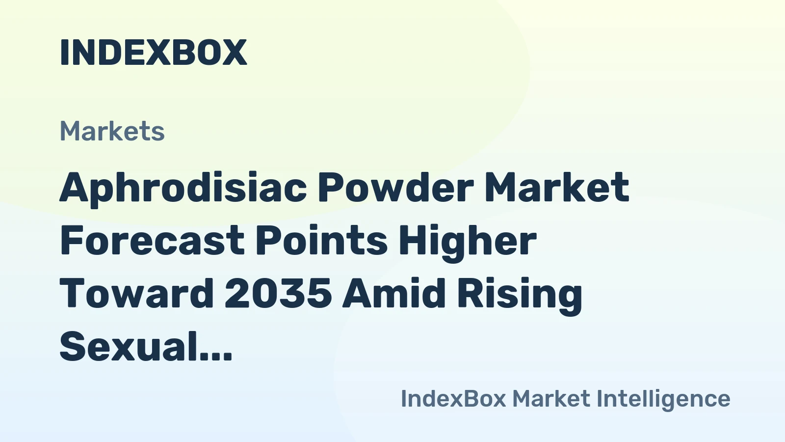 Aphrodisiac Powder Market Forecast Points Higher Toward 2035 Amid Rising Sexual Wellness Demand