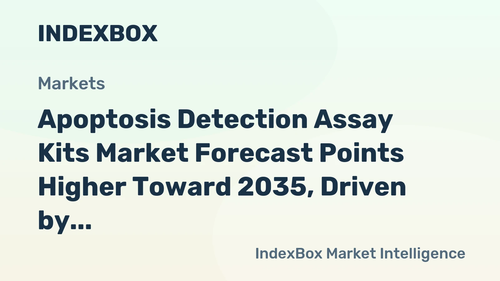 Apoptosis Detection Assay Kits Market Forecast Points Higher Toward 2035, Driven by Cell Therapy QC Demands