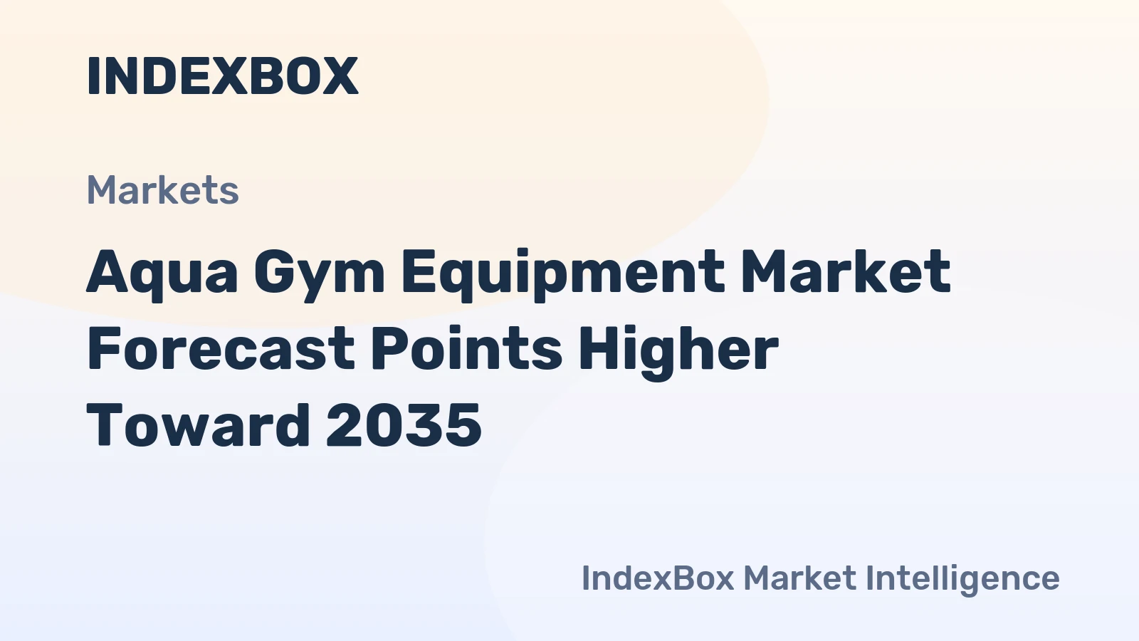 Aqua Gym Equipment Market Forecast Points Higher Toward 2035, Driven by Aging Population and Low-Impact Fitness Demand
