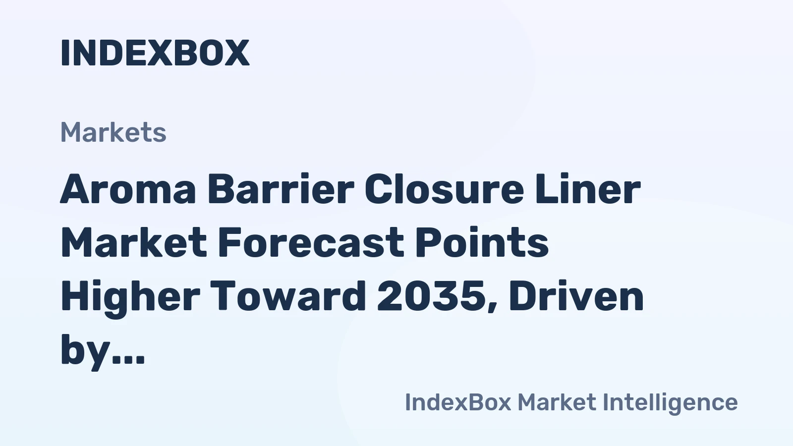 Aroma Barrier Closure Liner Market Forecast Points Higher Toward 2035, Driven by Premiumization