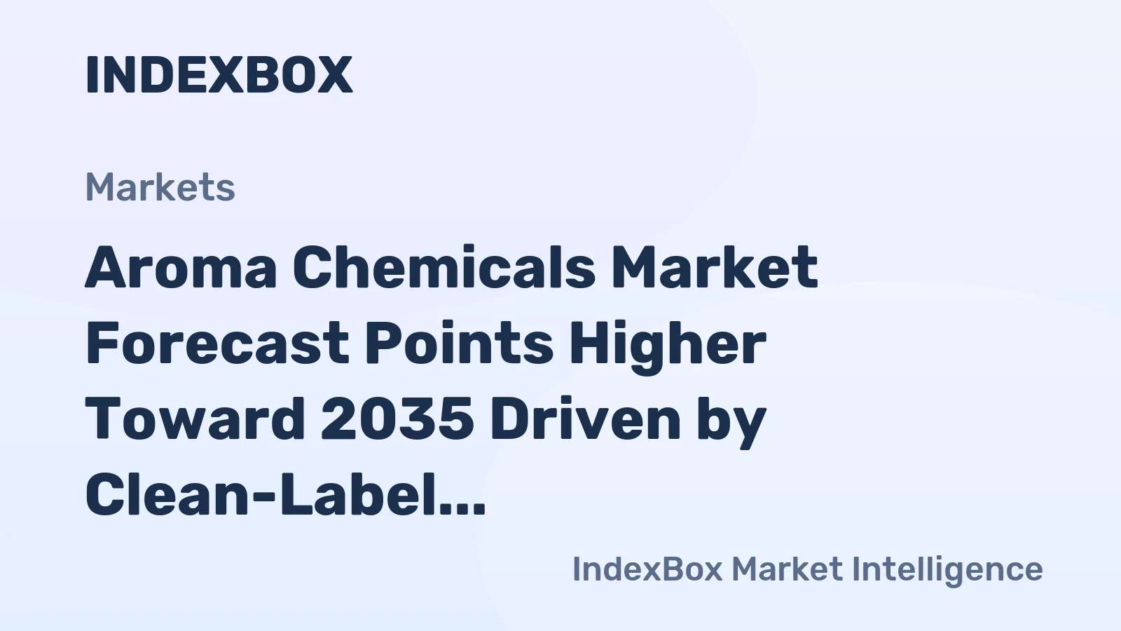 Aroma Chemicals Market Forecast Points Higher Toward 2035 Driven by Clean-Label Demand and Biotech Innovation