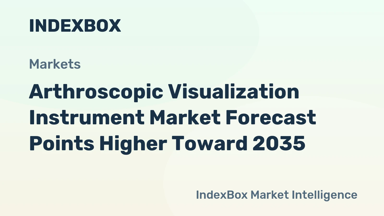 Arthroscopic Visualization Instrument Market Forecast Points Higher Toward 2035, Driven by Rising Orthopedic Procedure Volumes