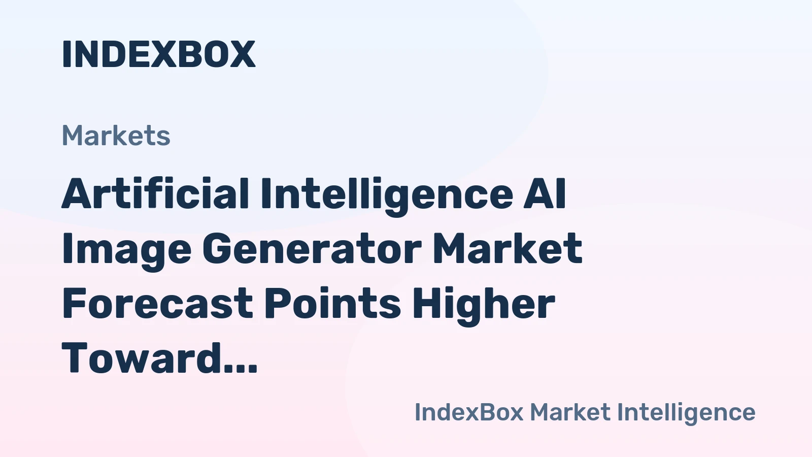 Artificial Intelligence AI Image Generator Market Forecast Points Higher Toward 2035, Driven by Enterprise Content Automation