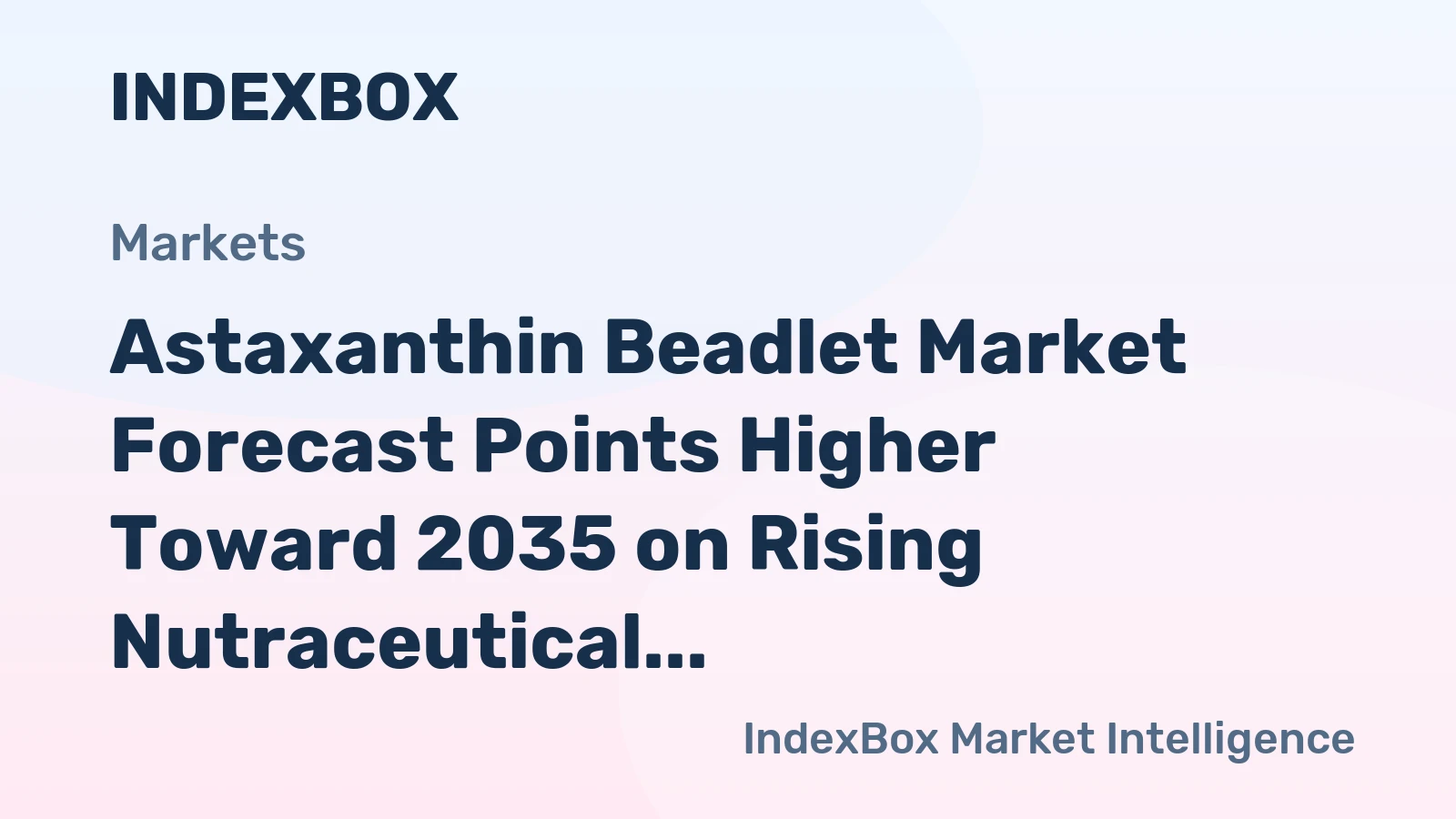 Astaxanthin Beadlet Market Forecast Points Higher Toward 2035 on Rising Nutraceutical Demand