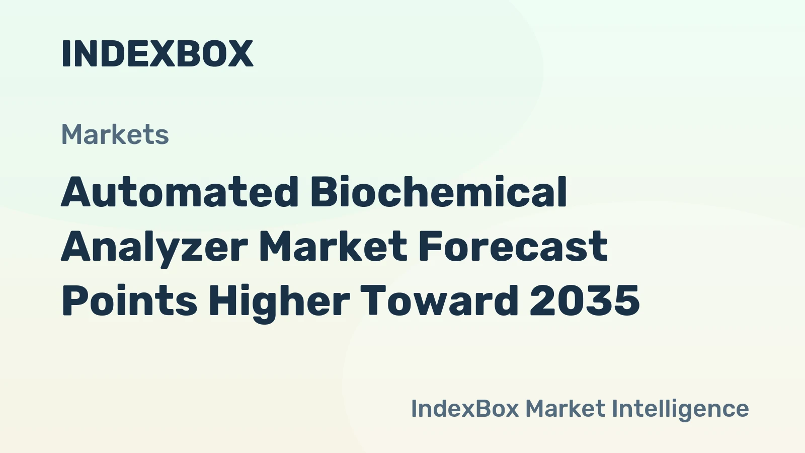 Automated Biochemical Analyzer Market Forecast Points Higher Toward 2035, Driven by Biopharma Capacity Expansion