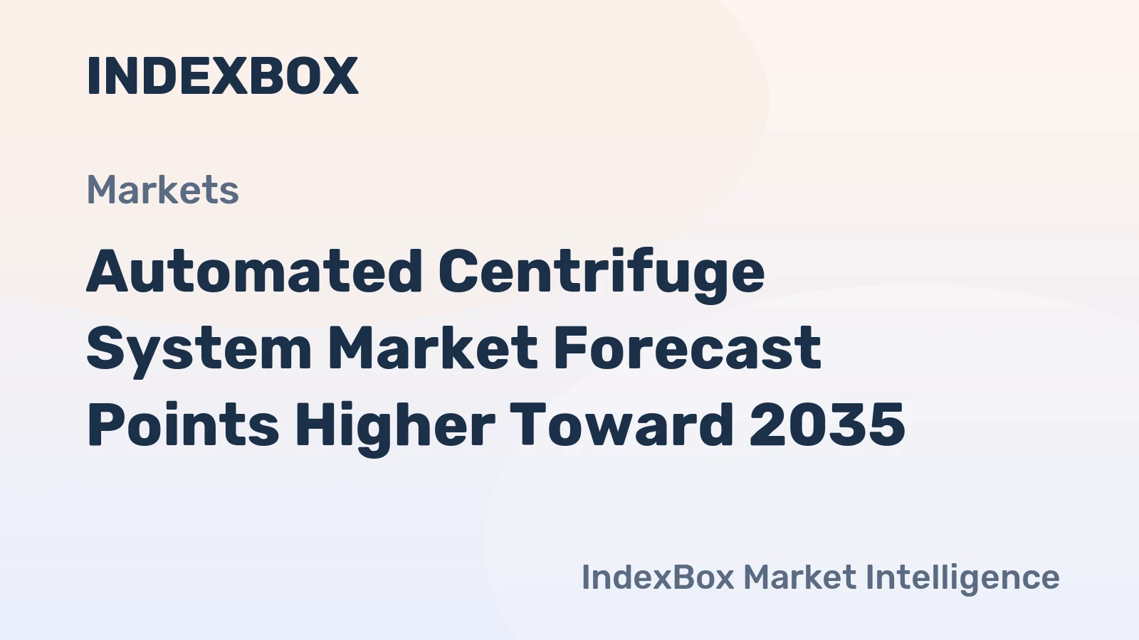 Automated Centrifuge System Market Forecast Points Higher Toward 2035, Driven by Semiconductor Automation Demand
