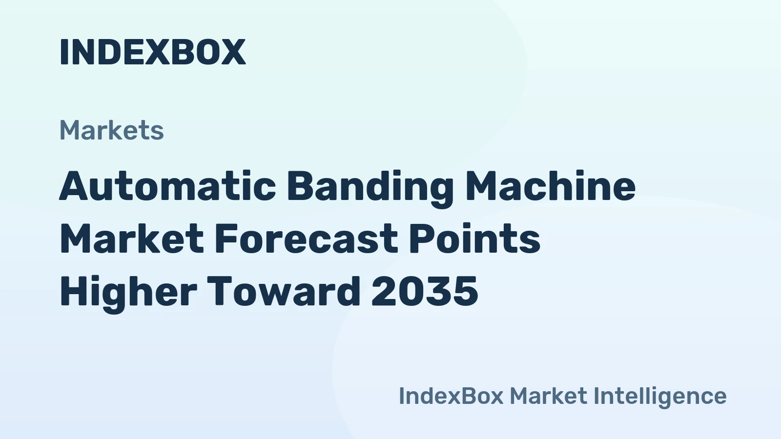 Automatic Banding Machine Market Forecast Points Higher Toward 2035, Driven by E-Commerce and Supply Chain Modernization
