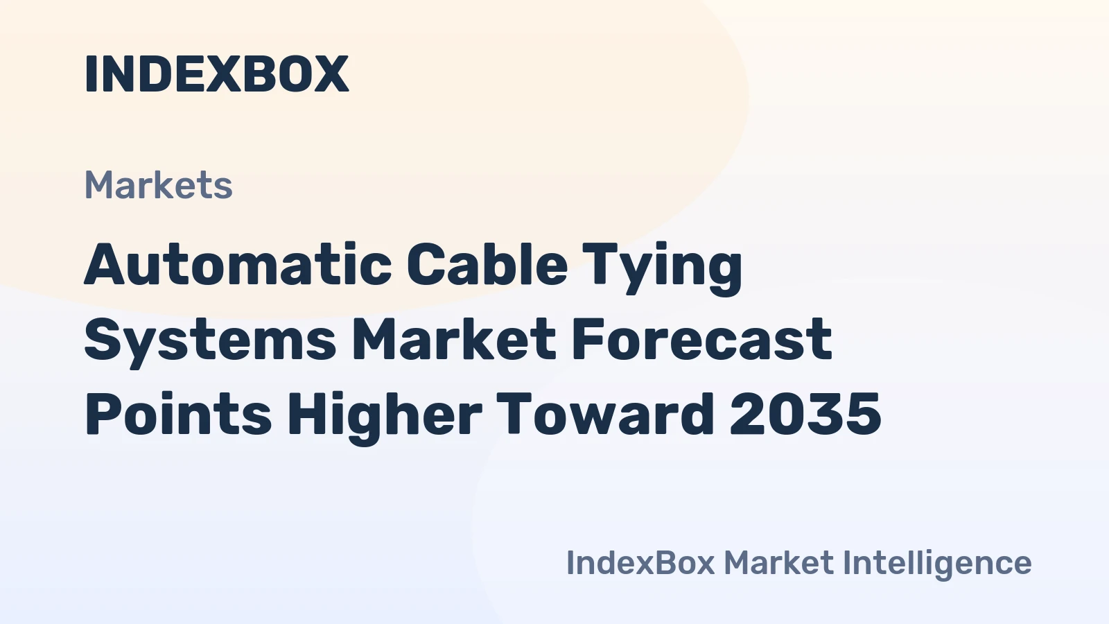 Automatic Cable Tying Systems Market Forecast Points Higher Toward 2035, Driven by Labor Cost Pressures and Electronics Miniaturization