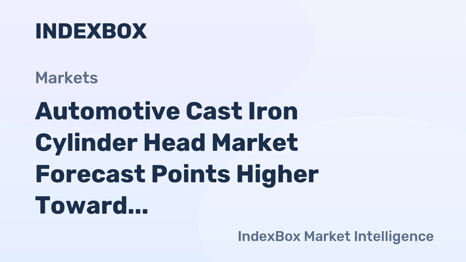 Automotive Cast Iron Cylinder Head Market Forecast Points Higher Toward 2035, Driven by Commercial Vehicle Production and Aftermarket Replacement Cycles