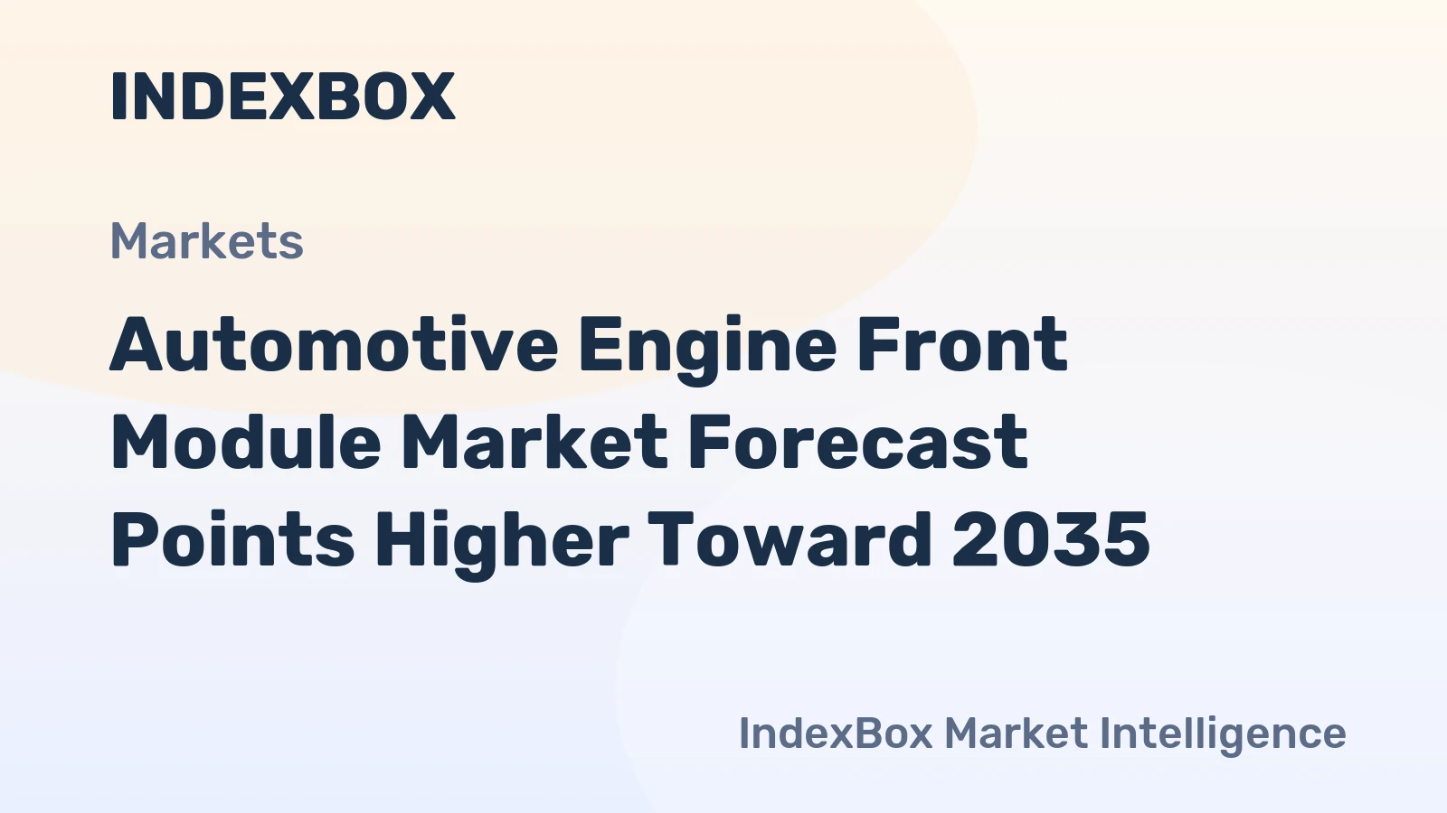 Automotive Engine Front Module Market Forecast Points Higher Toward 2035, Driven by Hybridization and Lightweighting Mandates