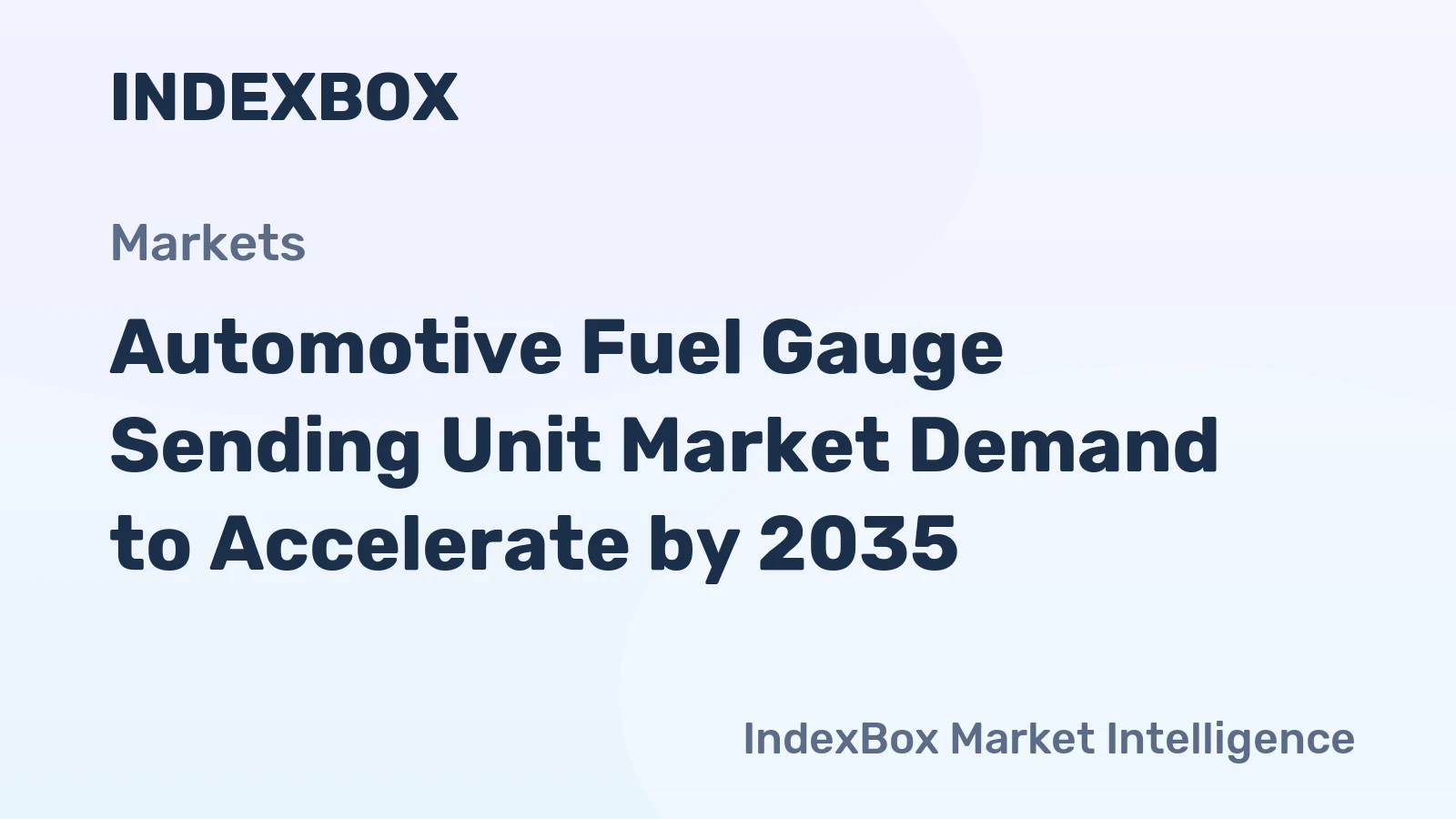Automotive Fuel Gauge Sending Unit Market Demand to Accelerate by 2035, Driven by Hybrid Vehicle Integration and Aging Global Vehicle Parc