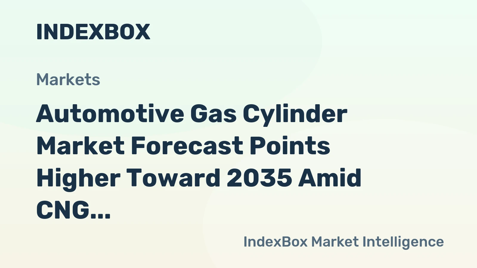 Automotive Gas Cylinder Market Forecast Points Higher Toward 2035 Amid CNG and Hydrogen Adoption