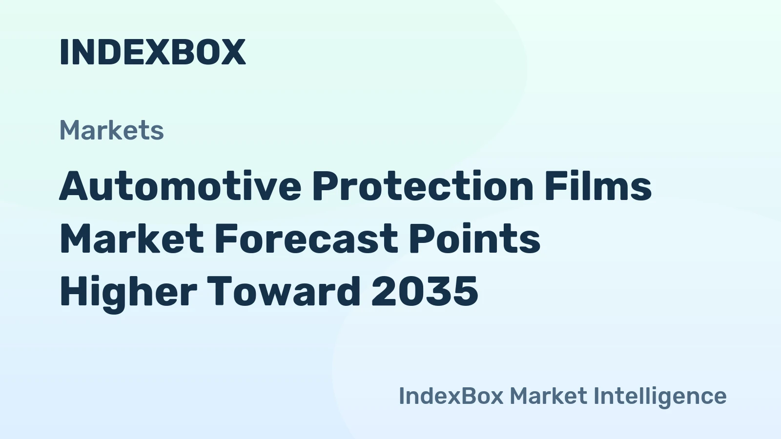 Automotive Protection Films Market Forecast Points Higher Toward 2035, Driven by EV Adoption and Premium Self-Healing Demand