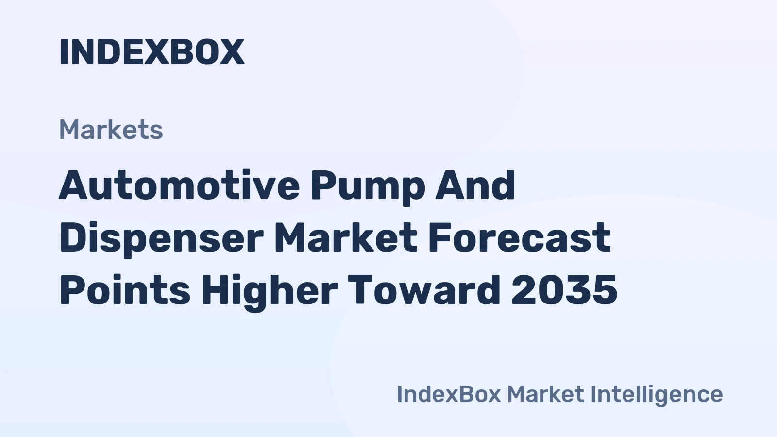Automotive Pump and Dispenser Market Forecast Points Higher Toward 2035, Driven by Thermal Management Demands in Electric Vehicles