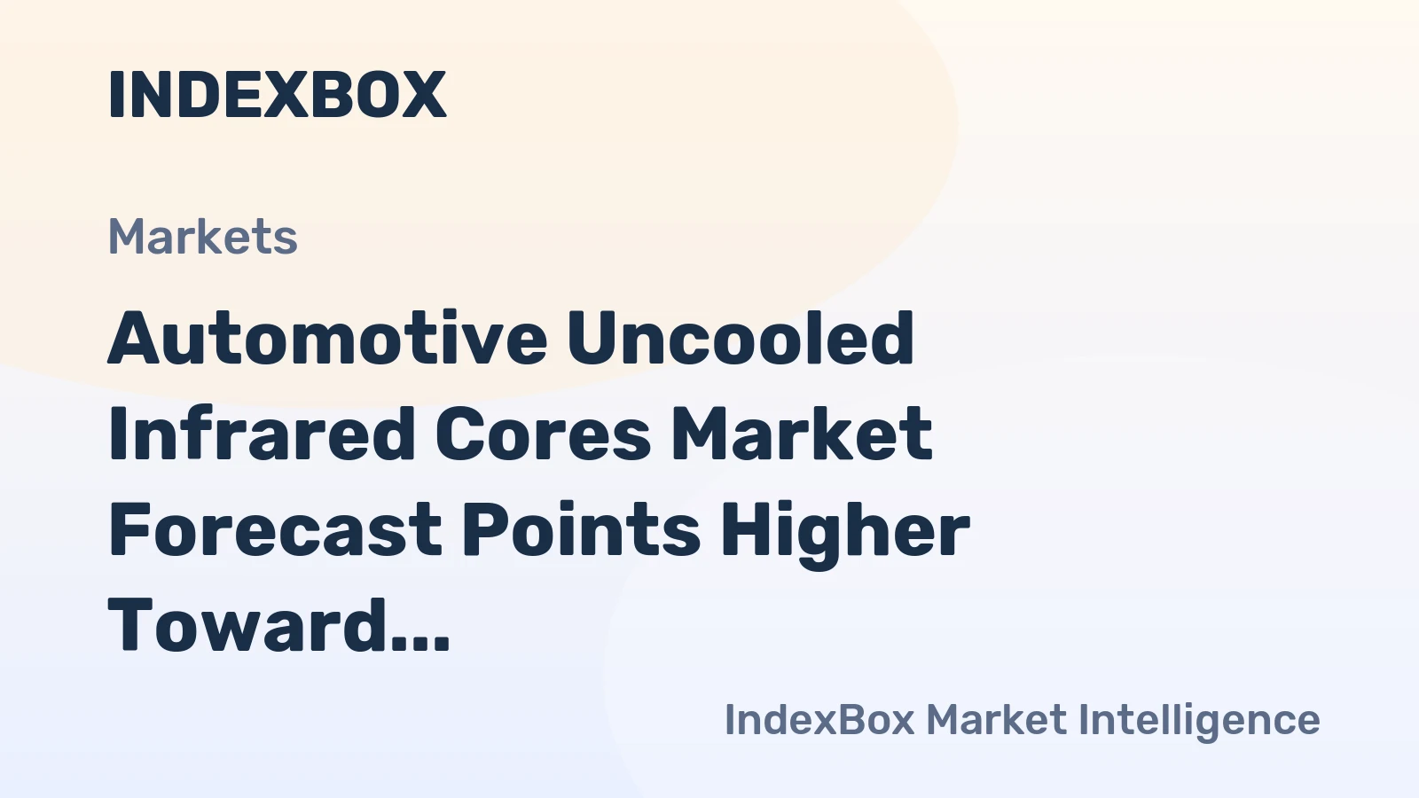 Automotive Uncooled Infrared Cores Market Forecast Points Higher Toward 2035, Driven by ADAS Integration and Regulatory Mandates