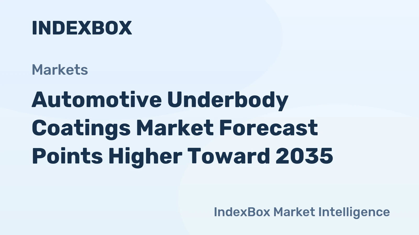 Automotive Underbody Coatings Market Forecast Points Higher Toward 2035, Driven by Extended OEM Corrosion Warranties