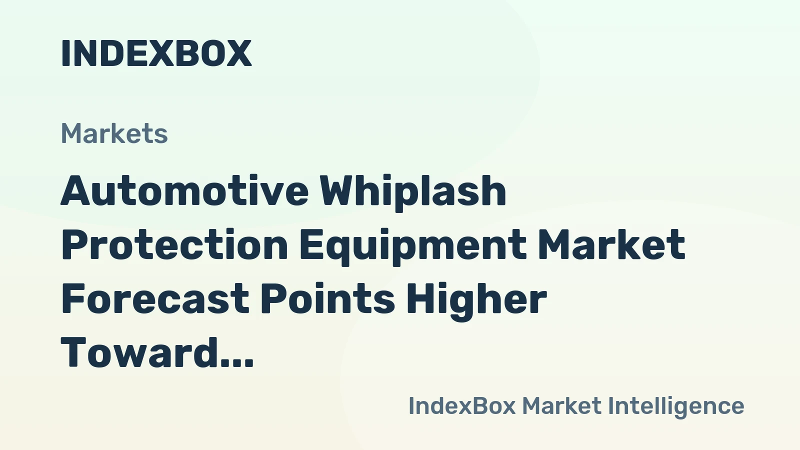 Automotive Whiplash Protection Equipment Market Forecast Points Higher Toward 2035 Amid Stricter Safety Mandates