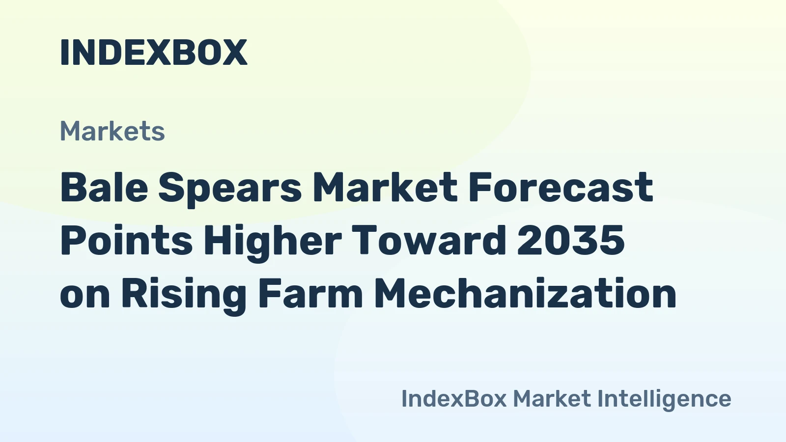 Bale Spears Market Forecast Points Higher Toward 2035 on Rising Farm Mechanization