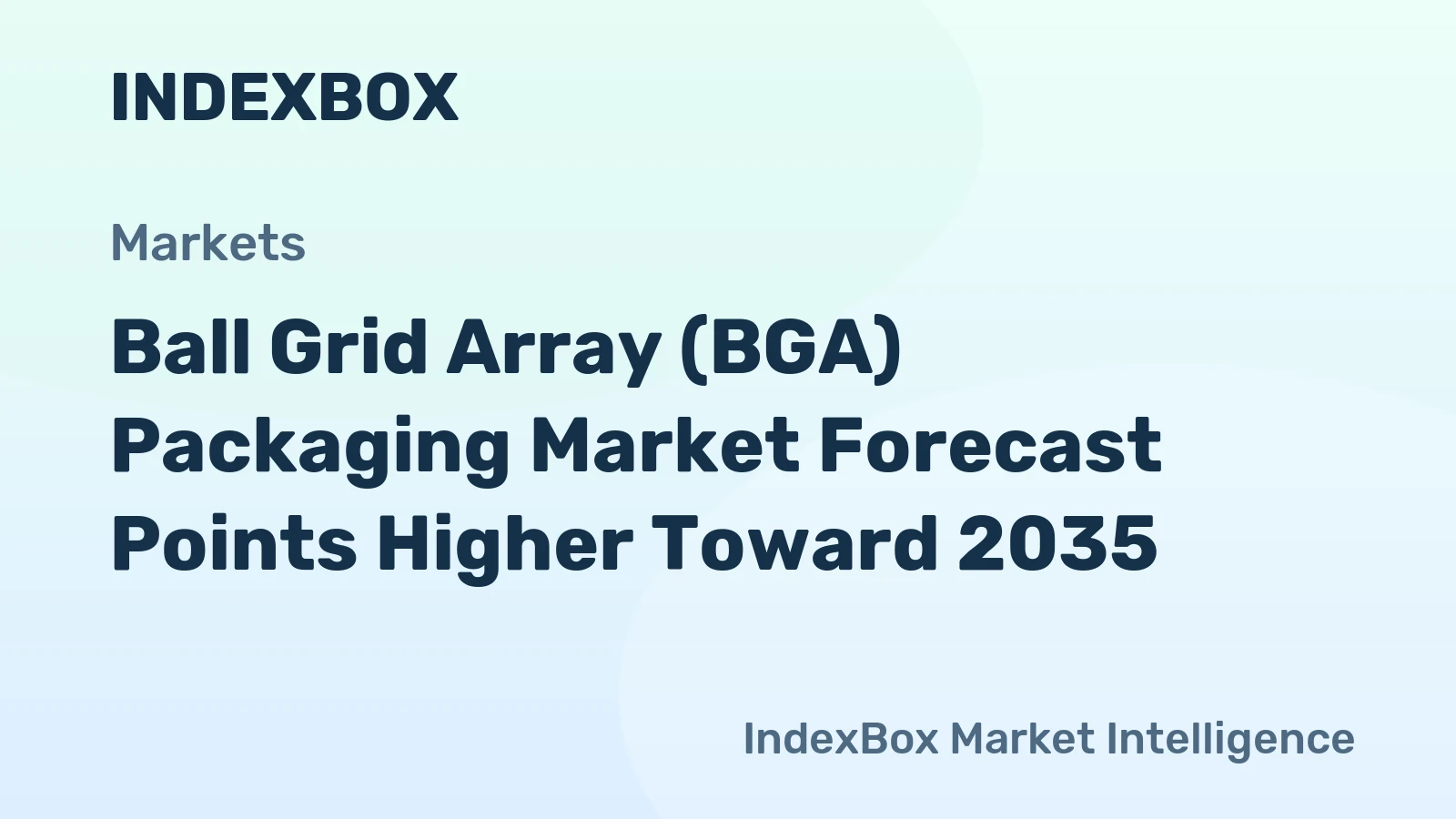 Ball Grid Array (BGA) Packaging Market Forecast Points Higher Toward 2035, Driven by AI and 5G Infrastructure Demand