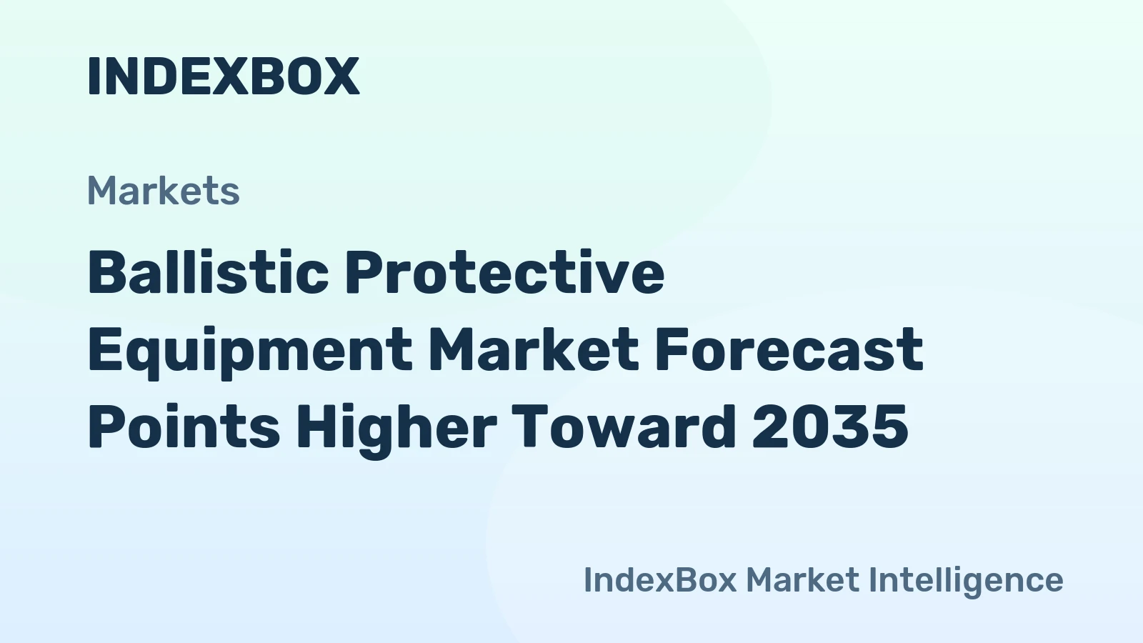 Ballistic Protective Equipment Market Forecast Points Higher Toward 2035, Driven by Military Modernization and Asymmetric Threat Evolution
