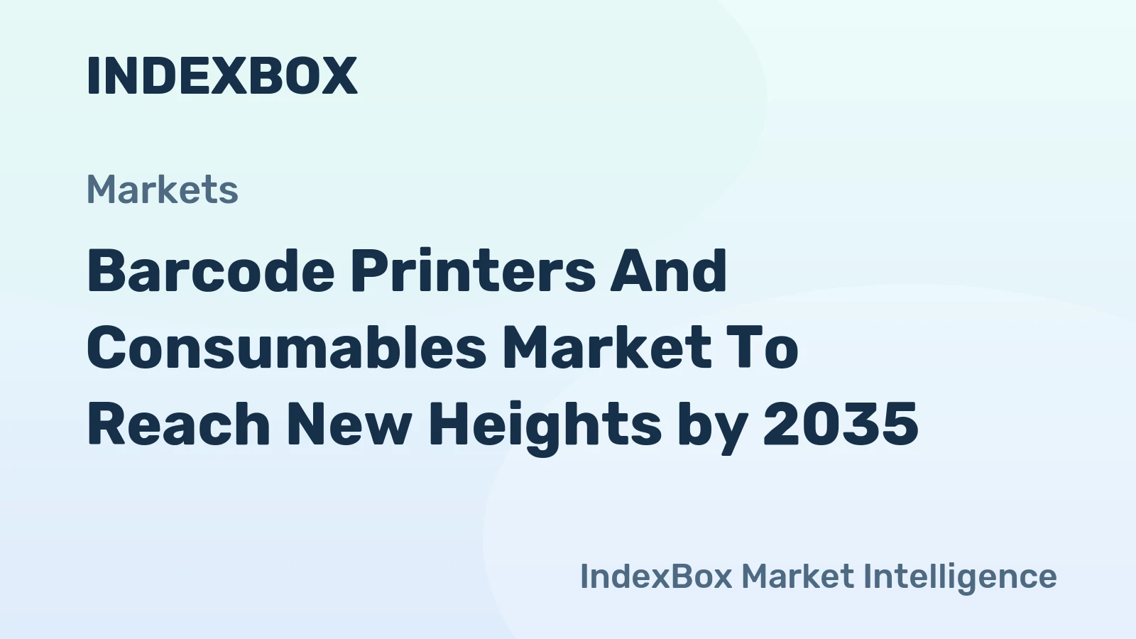 Barcode Printers and Consumables Market to Reach New Heights by 2035, Driven by E-Commerce and Automation Demands