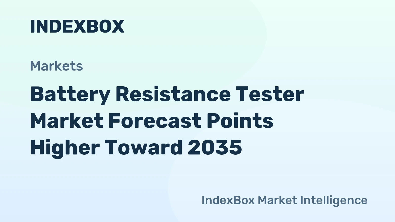 Battery Resistance Tester Market Forecast Points Higher Toward 2035, Driven by Gigafactory Automation and EV Fleet Diagnostics