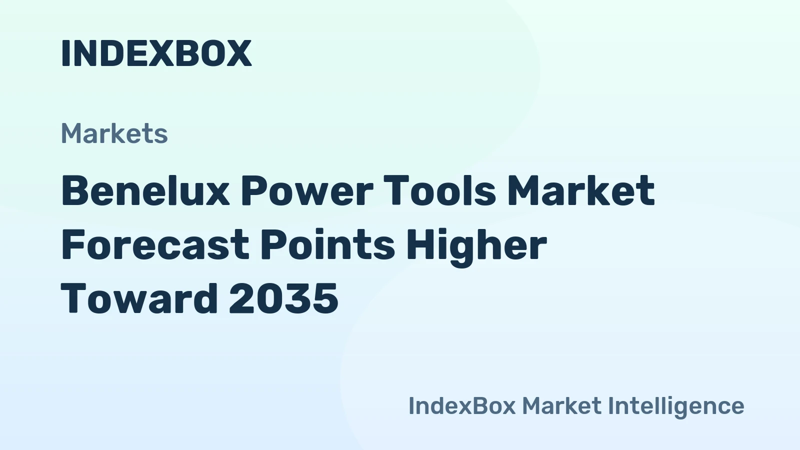 Benelux Power Tools Market Forecast Points Higher Toward 2035, Driven by Cordless Innovation and Professional Demand