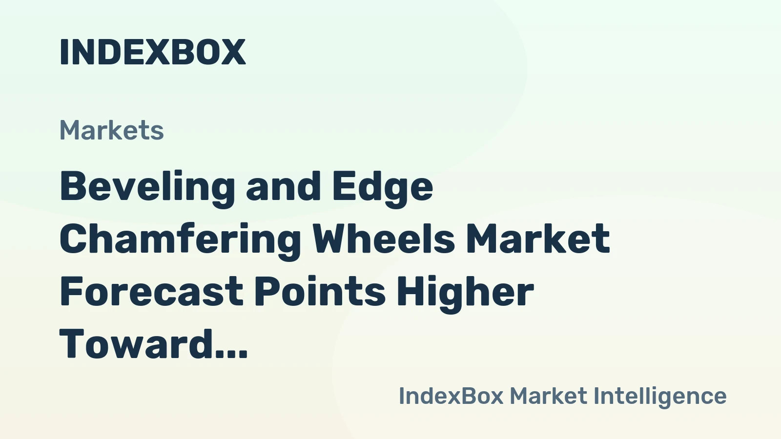 Beveling and Edge Chamfering Wheels Market Forecast Points Higher Toward 2035, Driven by Semiconductor and Display Fab Expansion