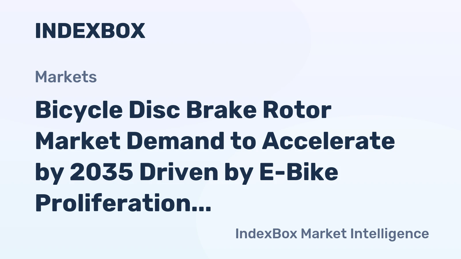 Bicycle Disc Brake Rotor Market Demand to Accelerate by 2035 Driven by E-Bike Proliferation and Performance Upgrades